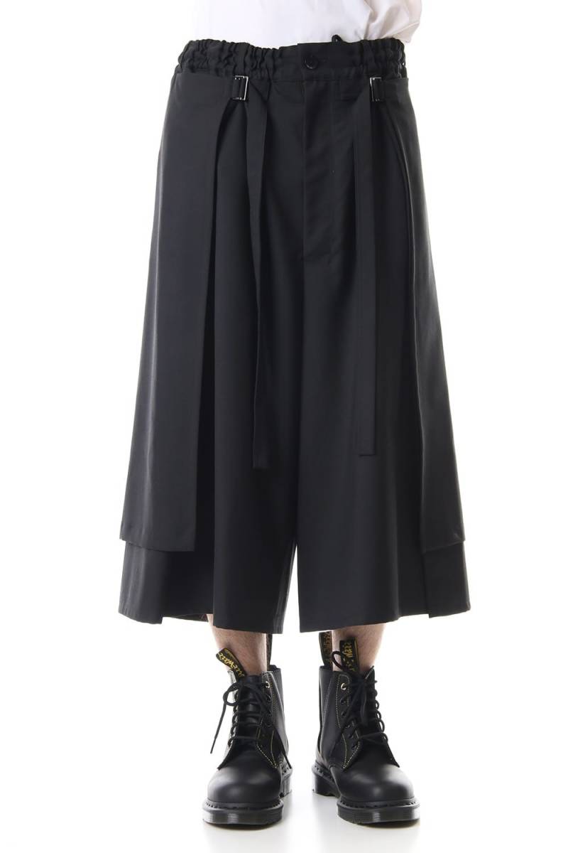 21SS 定価48400円 GroundY グラウンドワイ yohjiyamamoto ヨウジヤマモト ラッピング スカート パンツ GC-P05-100 y’s y-3(ボトムス)｜売買され ...