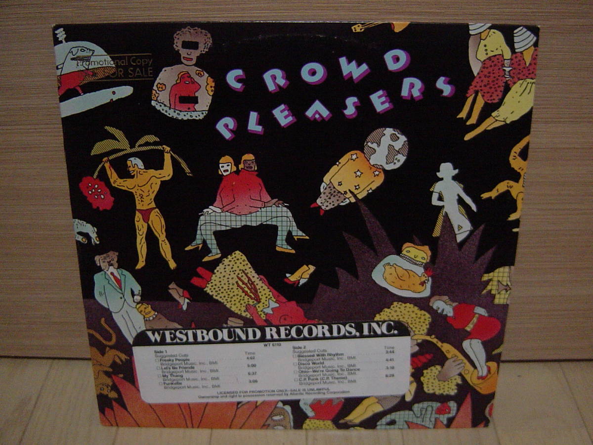 LP SOUL 1000円スタート プロモ DISCO WORLD 収録 CROWD PLEASERS WESTBOUND 1979 クラウド ...