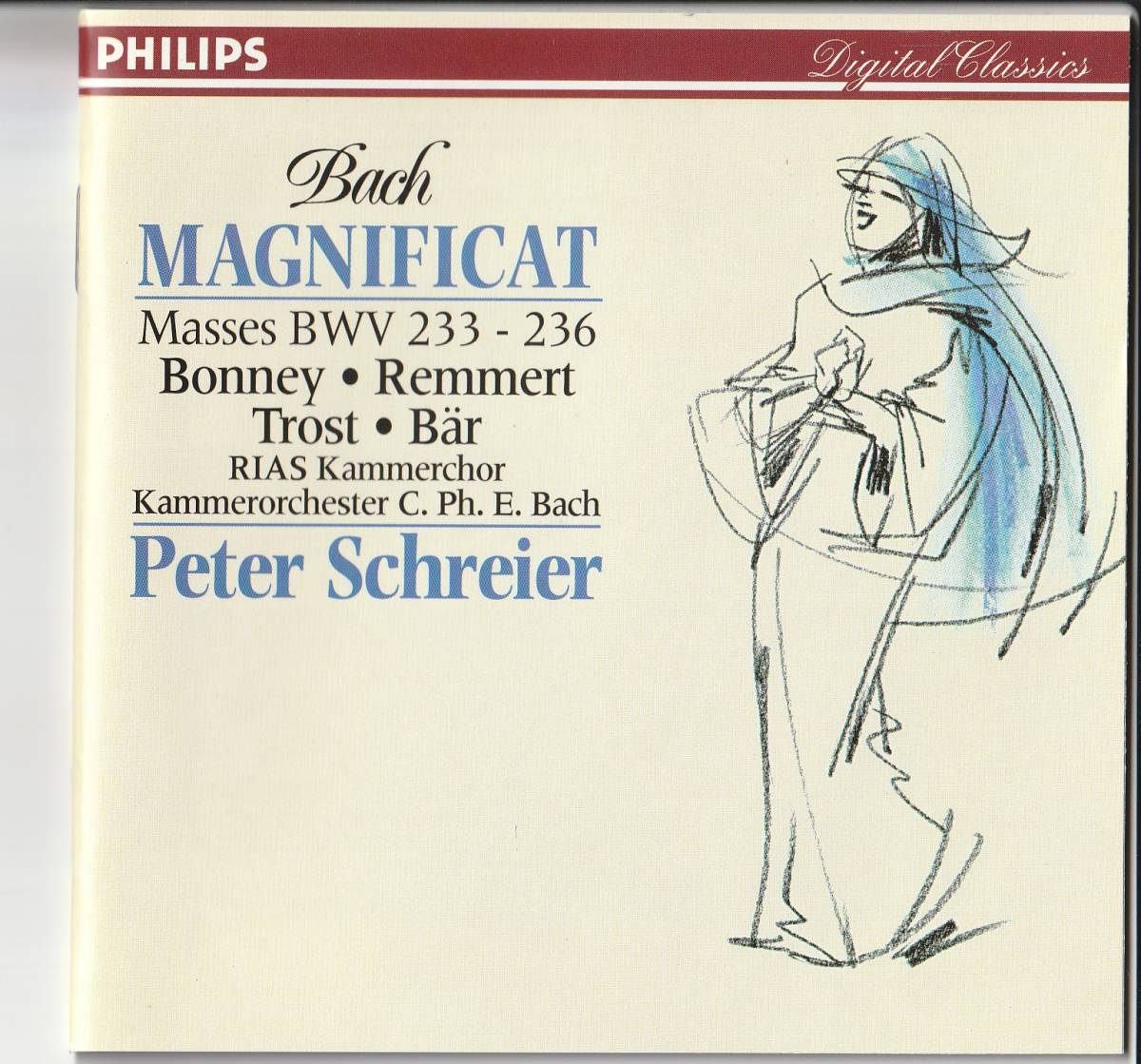 バッハ：マニフィカト シュライヤー 独Philips CD2枚組(声楽)｜売買されたオークション情報、yahooの商品情報をアーカイブ公開 - オークファン（aucfan.com）