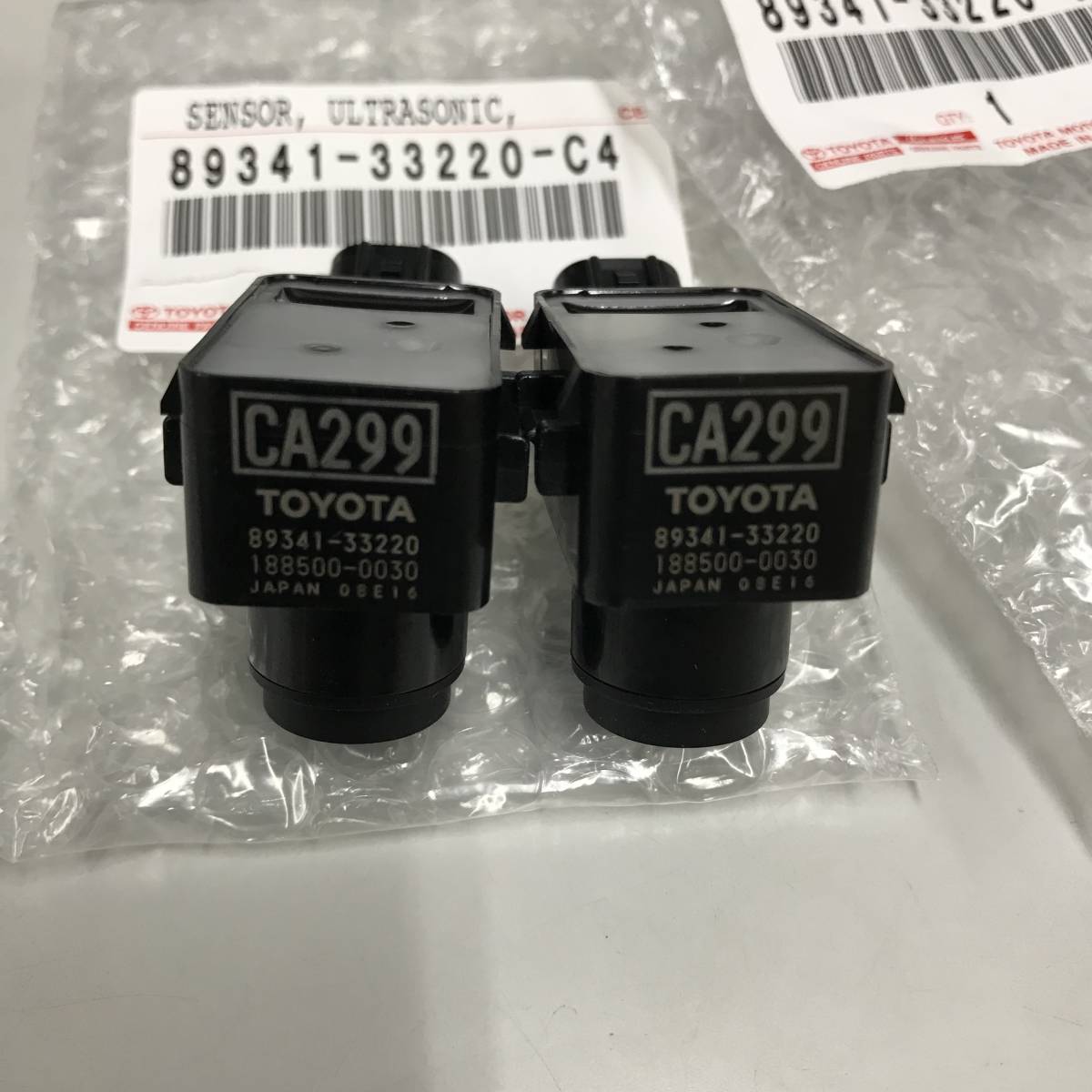 新品 トヨタ / レクサス 汎用 純正 ウルトラソニックセンサー ソナー 2個セット 89341-33220-C4 送料無料｜パーツ