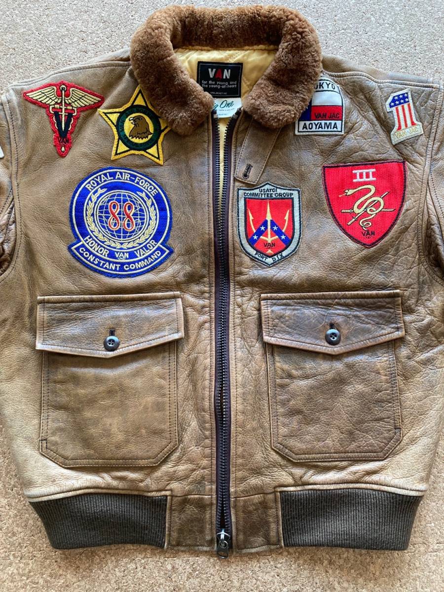 VAN ビンテージ革ジャン(Lサイズ)｜売買されたオークション情報、yahooの商品情報をアーカイブ公開 - オークファン（aucfan.com）