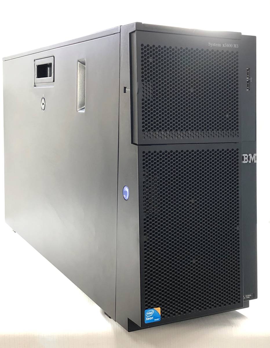 BIOS起動 IBM System x3400 M3 Xeon E5620 2.40GHz RAM 16GB HDD無 電源 DPS ...