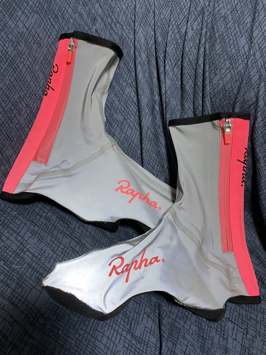 ラファ リフレクティブ オーバーシューズ rapha reflective overshoes proteam プロチーム Mサイズ winter ウィンター 冬用 シューカバー(ウォーマー ...