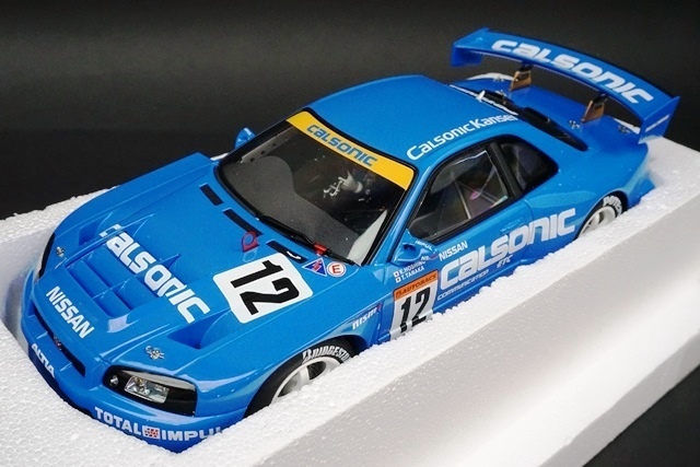 AUTOart オートアート 1/18 NISSAN 日産 カルソニック スカイライン GT-R R34 JGTC 星野一義 2002 #12 ...