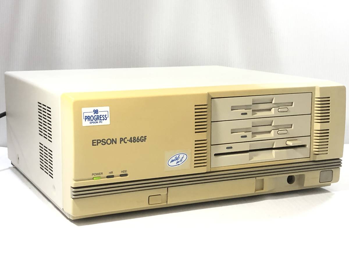 通電のみ確認 EPSON PC-486GF パーソナルコンピュータ PC-486GF3 旧型PC エプソン Intel i 486 SX ...