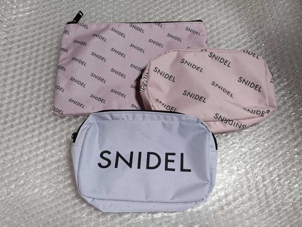 雑誌付録 SNIDEL ポーチ 3点セット スナイデル / sweet スウィート 2019年5月号 付録(その他)｜売買されたオークション情報、yahooの商品情報をアーカイブ公開 ...