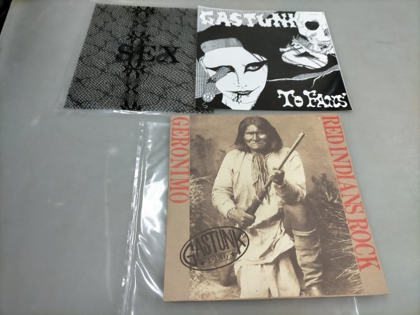 EP GASTUNK/ガスタンク2枚 To Fans/GERONIMO/RED INDIANS ROCK XA17(ジャパニーズポップス ...