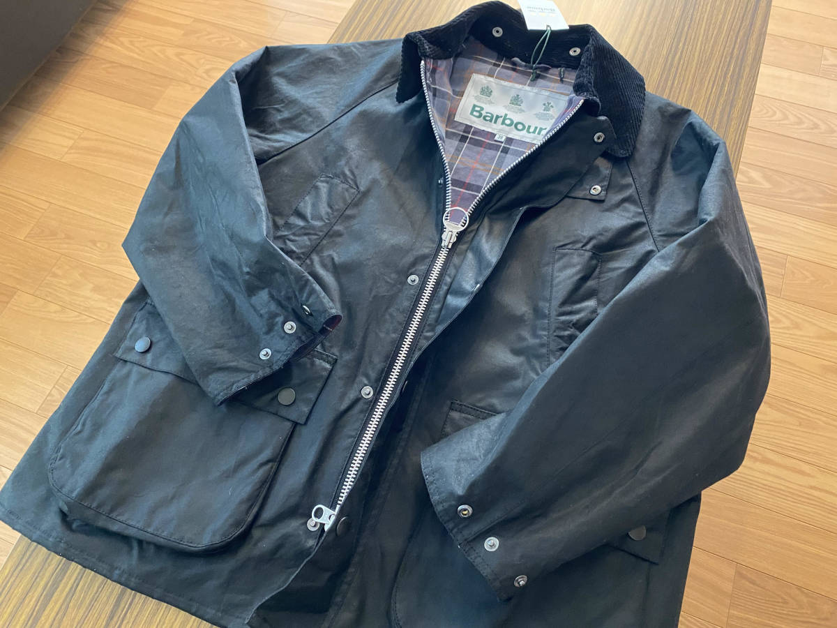 Barbour渋谷店購入 OVERSIZED WAX BEDALE ブラック38 オーバーサイズワックスビデイル/品番MWX1679-21AW ...