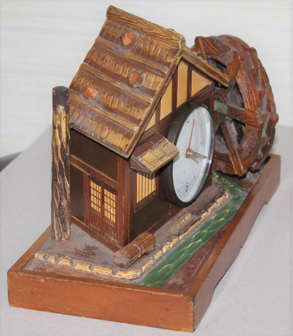 可動品 木製 東京時計 meiko clock music ゼンマイ式 オルゴール 目覚まし 置時計 古民家 水車 サンキョー(一般)｜売買さ ...