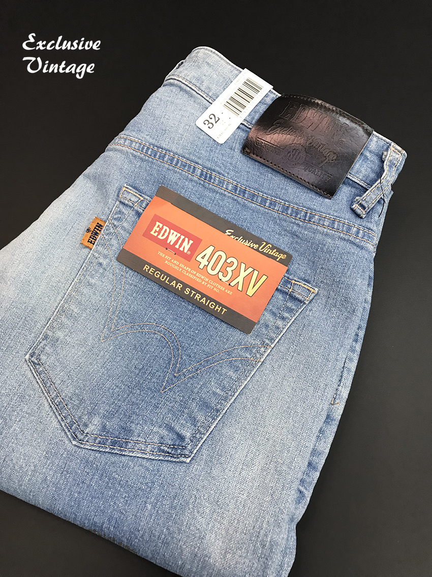 /少量入荷 EDWINエドウィン ExclusiveVintageレギュラーストレートストレッチ403XVデニム/EXM403-156/33 7590円を(W33)｜売買されたオークション情報 ...