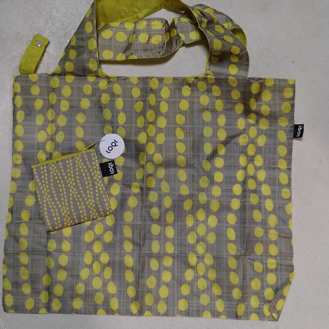 ローキー loqi エコバッグ エレメンツアース 黄色ドット 水玉(エコバッグ)｜売買されたオークション情報、yahooの商品情報をアーカイブ ...