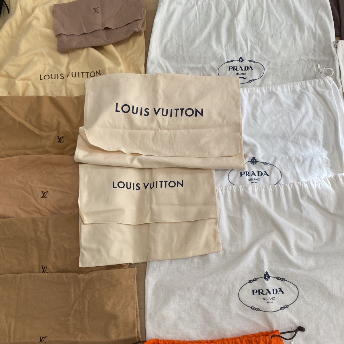 LOUIS VUITTON CHANEL ロエベ YSL GUCCI BVLGARI FENDI Dior celine PRADA Burberry 袋 布袋 まとめ売り ブランド ...