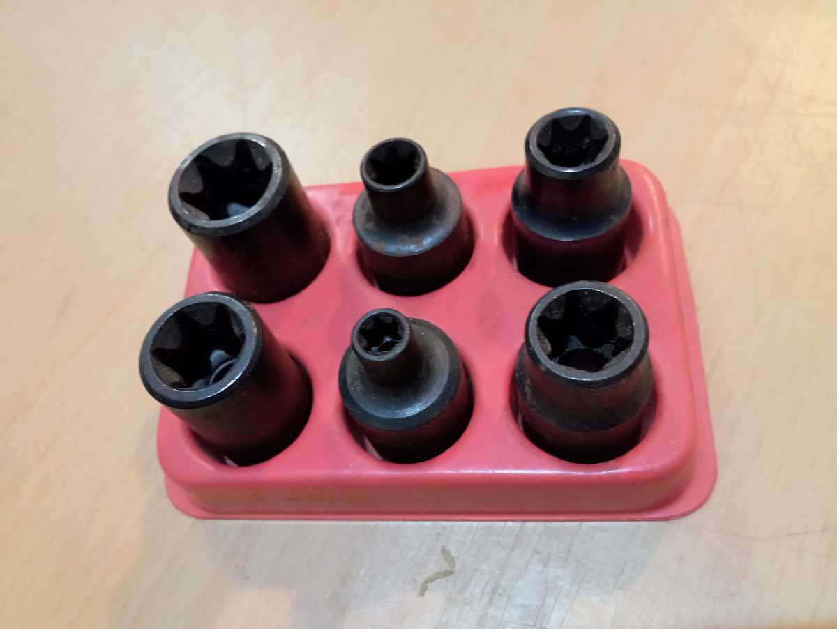 MAC Tools インパクトE型トルクスソケットセット E6 E8 E10 E12 E14 E16 差込3/8 花ガラ星形マック アメ車 ヤマハーレー ボート(カワサキ用)｜売買された ...