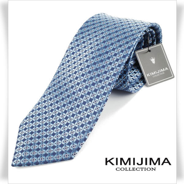 1円 KIMIJIMA COLLECTION 君島 キミジマ コレクション 日本製 シルク絹100％ネクタイ 織柄 正規店本物 1929 ...