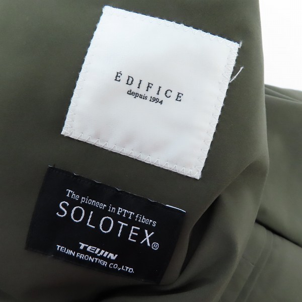 EDIFICE/エディフィス SOLOTEX ストレッチテーラードジャケット 18-010-300-1001-1-0/42 /060(その他)｜売買されたオークション情報、yahooの商品情報 ...