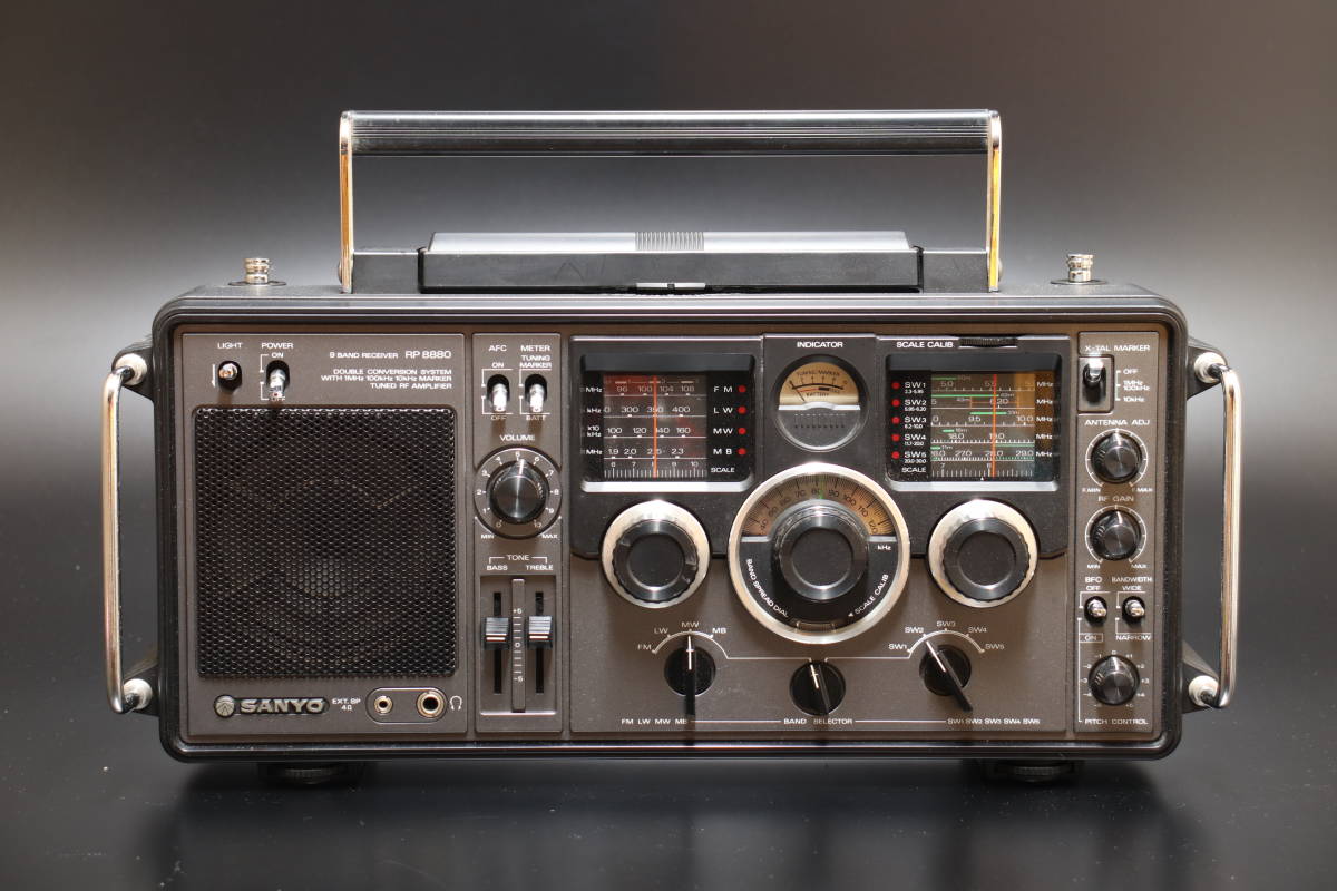 SANYO サンヨー RP 8880 ラジオ 受信機 9 BAND RECEIVER(受信機)｜売買されたオークション情報、yahooの商品 ...