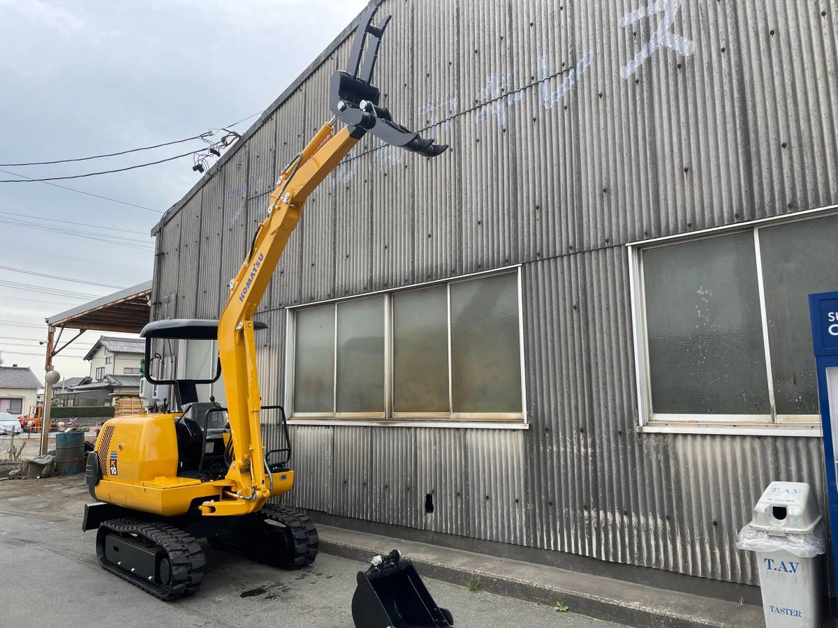 コマツ PC10-7E 油圧ショベル 倍速 1.8トン 2t 2トン ユンボ KOMATSU ハサミ有り(建設機械、重機)｜売買されたオークション情報、yahooの商品情報をアーカイブ公開 ...