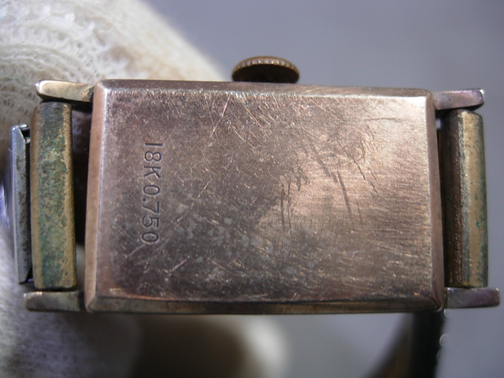 腕時計 18K/0.750 Effem エフェム/ジャバラバンド 手巻き シルバー文字盤 ANTIMAGNETIC アンティークウォッチ 不動 ...