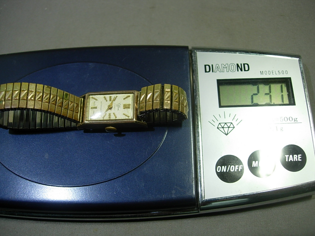 腕時計 18K/0.750 Effem エフェム/ジャバラバンド 手巻き シルバー文字盤 ANTIMAGNETIC アンティークウォッチ 不動 ...