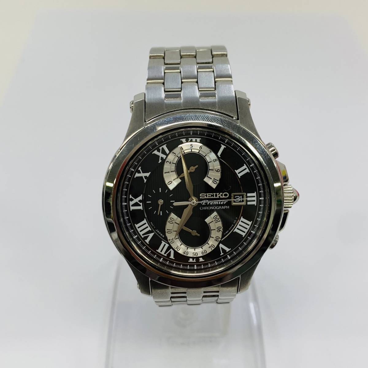 5263 / SEIKO セイコー Premier プルミエ 7T85-0AC0 メンズ 腕時計(その他)｜売買されたオークション情報、yahooの商品情報をアーカイブ公開 - オークファン ...