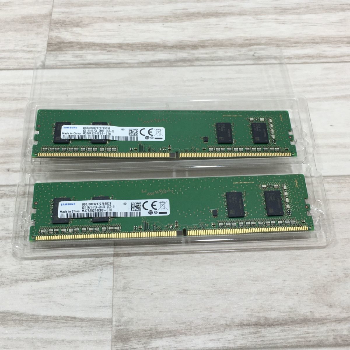 送料198円 現状品 SAMSUNG サムスン 4GBx2 M378A5244CB0-CTD P1482(その他)｜売買されたオークション情報 ...