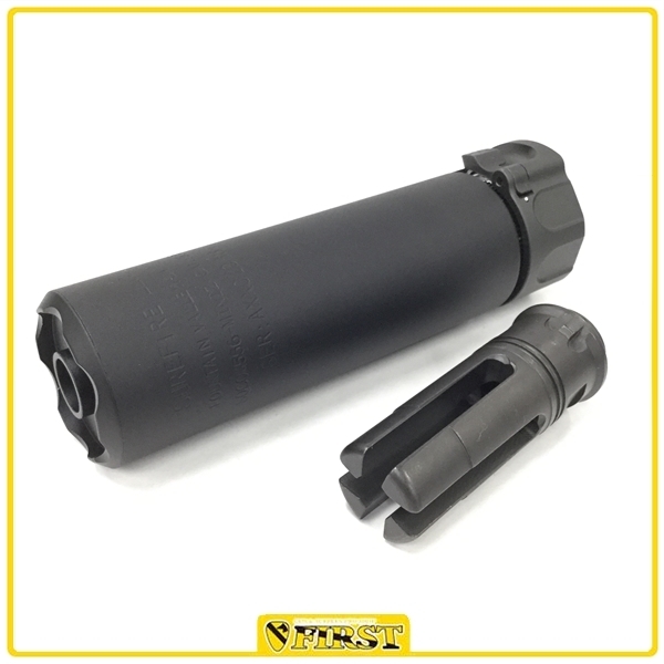 4195c SUREFIREタイプ SOCOM556-MINI2スタイル QDサプレッサー＆ハイダーセット BK(パーツ)｜売買された ...