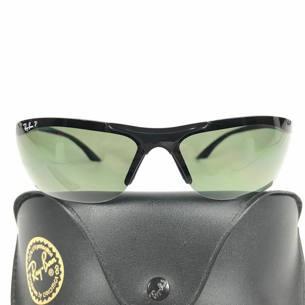 レイバン 本物 Ray-Ban サングラス スポーツ RB4085 カーキグレー色系×黒色系 メンズ レディース イタリア製 クロス ケース ...