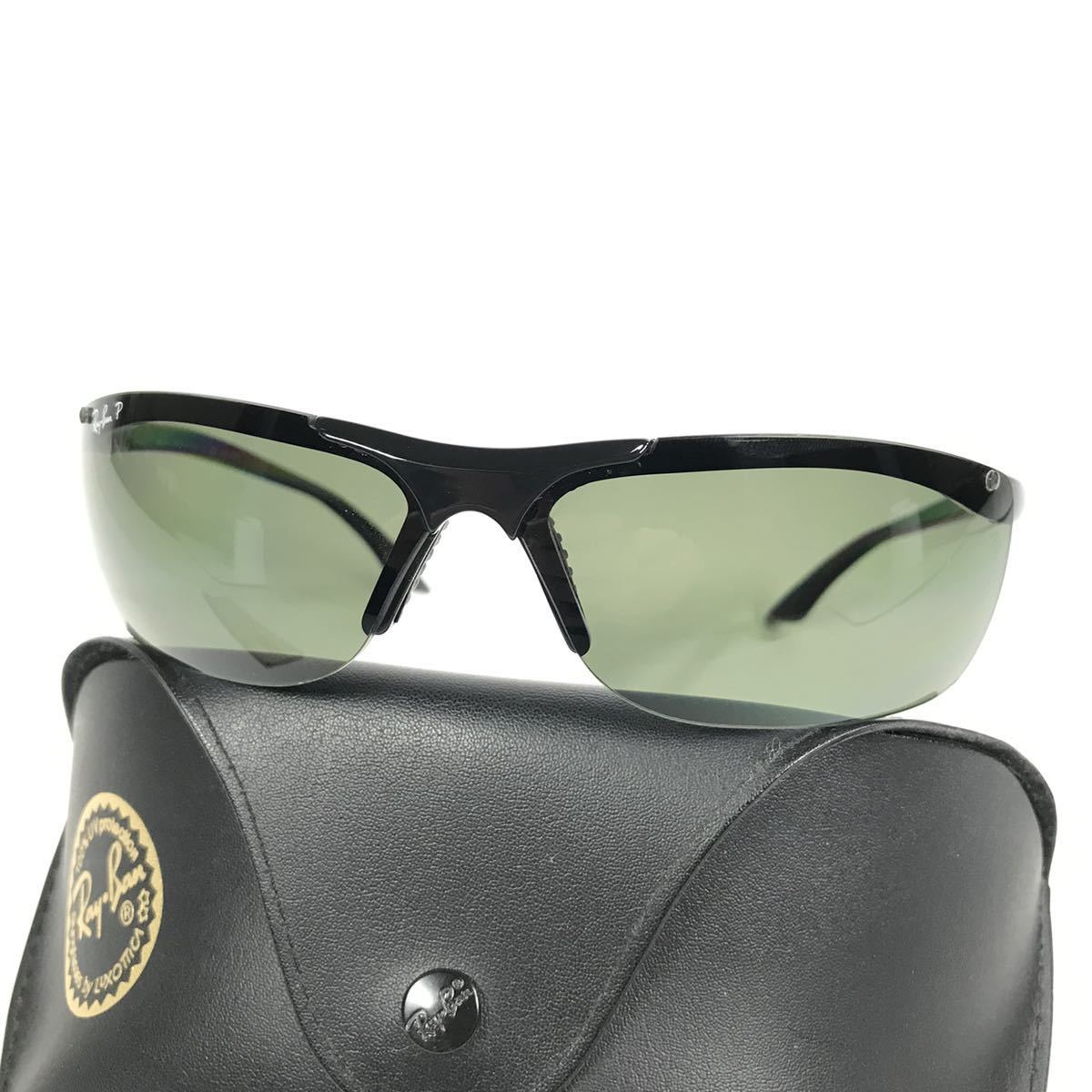レイバン 本物 Ray-Ban サングラス スポーツ RB4085 カーキグレー色系×黒色系 メンズ レディース イタリア製 クロス ケース ...