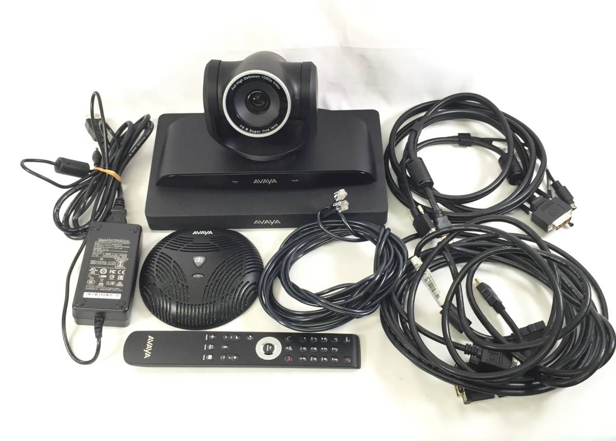 K4042269 AVAYA SCOPIA XT4300/カメラ VC-B20DRV ビデオ会議システム 1セット 通電OK(テレビ電話 ...