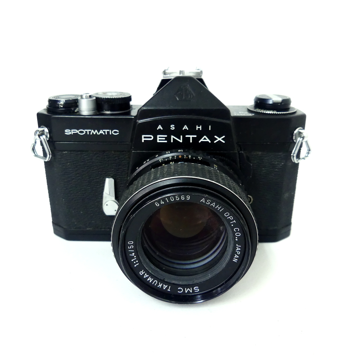 PENTAX ペンタックス SPOTMATIC スポットマチック SP ブラックボディ + SMC TAKUMAR F1.4 50mm ...