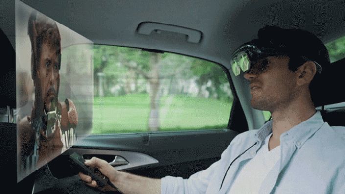 + ドリームグラス4Kプラス Dream Glass 4K PlusヘッドマウントディスプレイAR smartglass HMD 単体使用可能 ...
