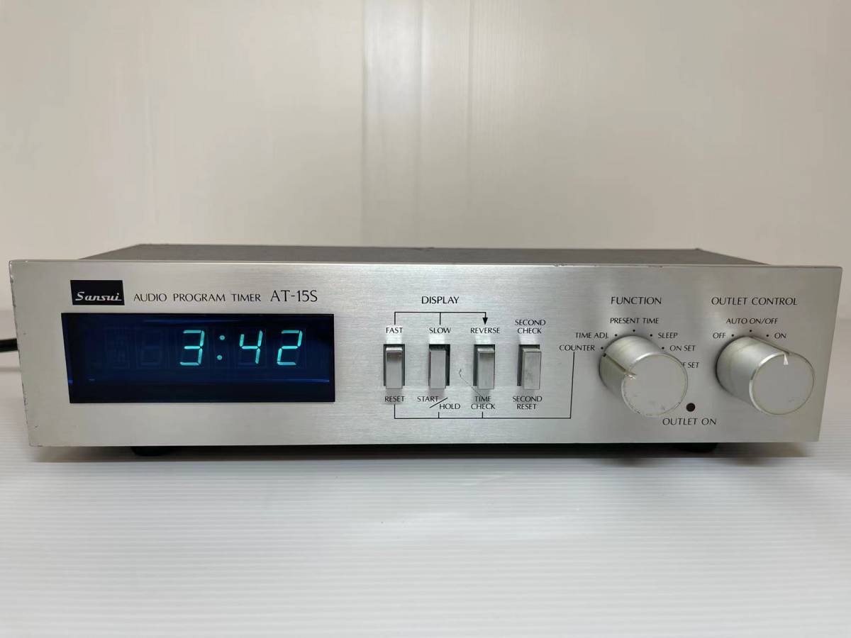sansui サンスイ 山水 AUDIO PROGRAM TIMER AT-15S オーディオ タイマー デジタル時計 通電確認(その他)｜売買されたオークション情報、yahooの商品情報を ...