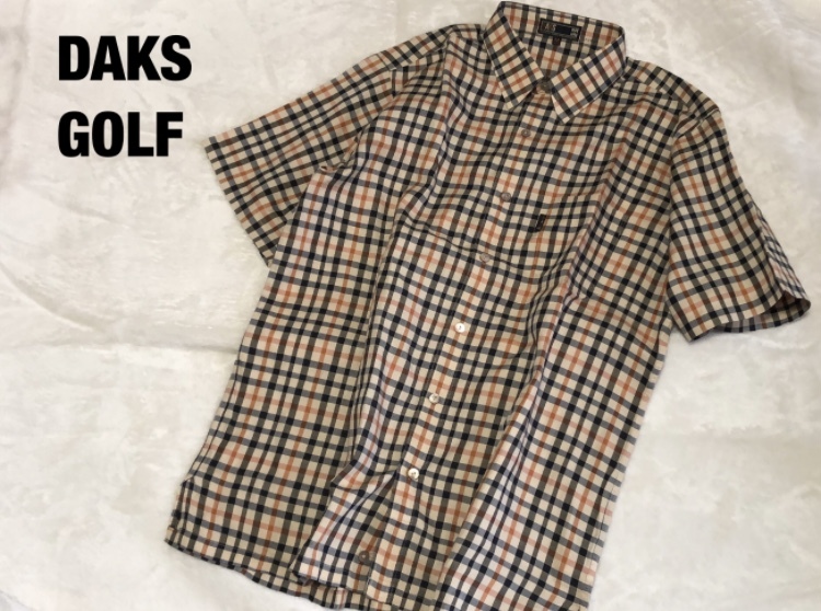 日本製 ノバチェック柄 DAKS GOLF 半袖シャツ(半袖シャツ)｜売買されたオークション情報、yahooの商品情報をアーカイブ公開 - オークファン（aucfan.com）