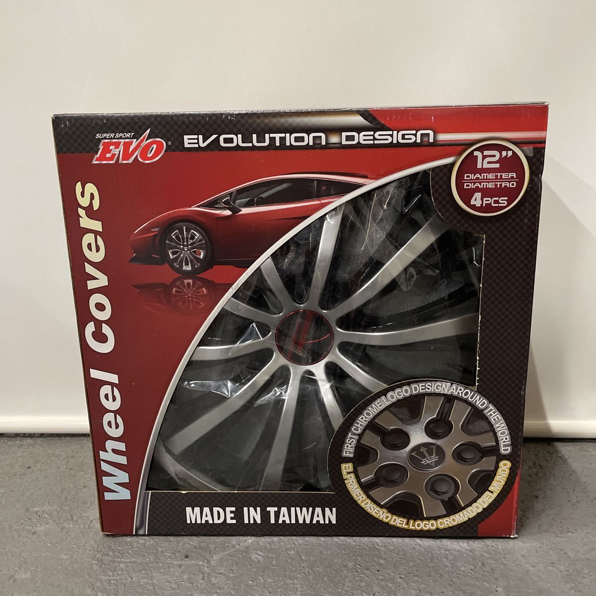 アークヒル Archill 12インチ 4枚 タイヤホイールカバー ホイルカバー ブラック シルバー ARC EVO ブラッシュタイプ ...