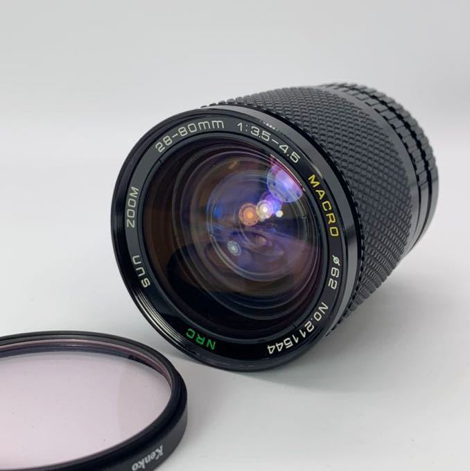 良品 サン MC SUN ZOOM LENS 28-80mm F3.5-4.5 MACRO # f193(その他)｜売買されたオークション情報 ...