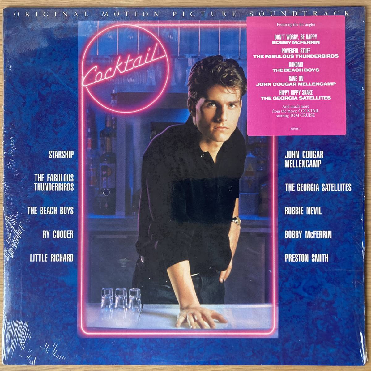 OST Cocktail 1988 US ORIG LP IN SHRINK TOM CRUISE BEACH BOYS KOKOMO ...