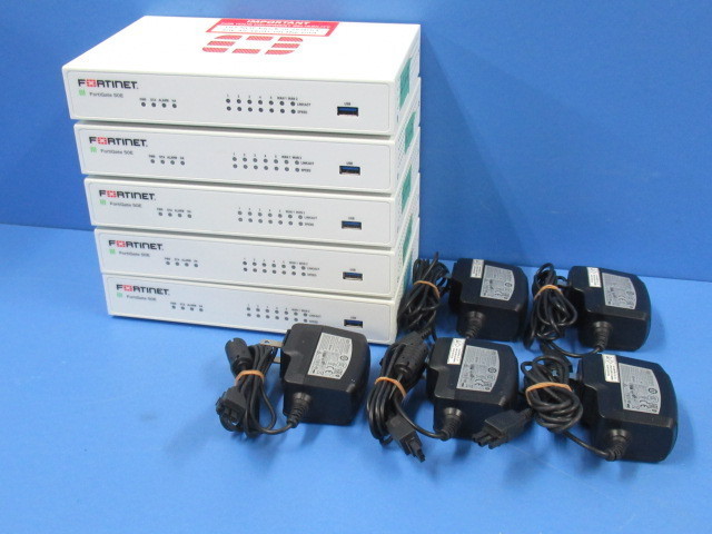 Ω 限定特別価格 保証有 FG-50E 5台セット ライセンス期限切れ Fortinet FortiGate-50E UTM 領収書発行可 祝 ...