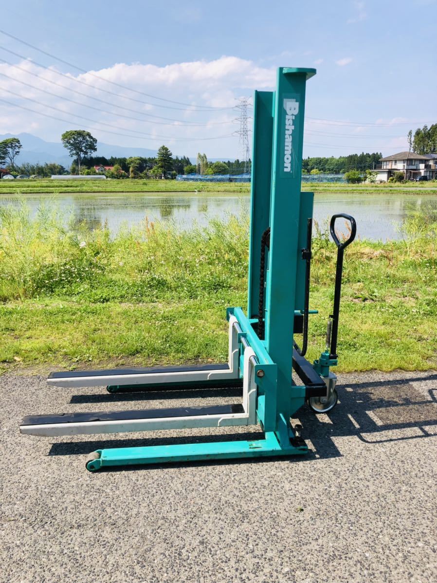 引取り限定 Bishamon/ビシャモン Traver Lift/トラバーリフト 手動油圧式 最大能力最大能力650kgs型式ST65H(台車 ...
