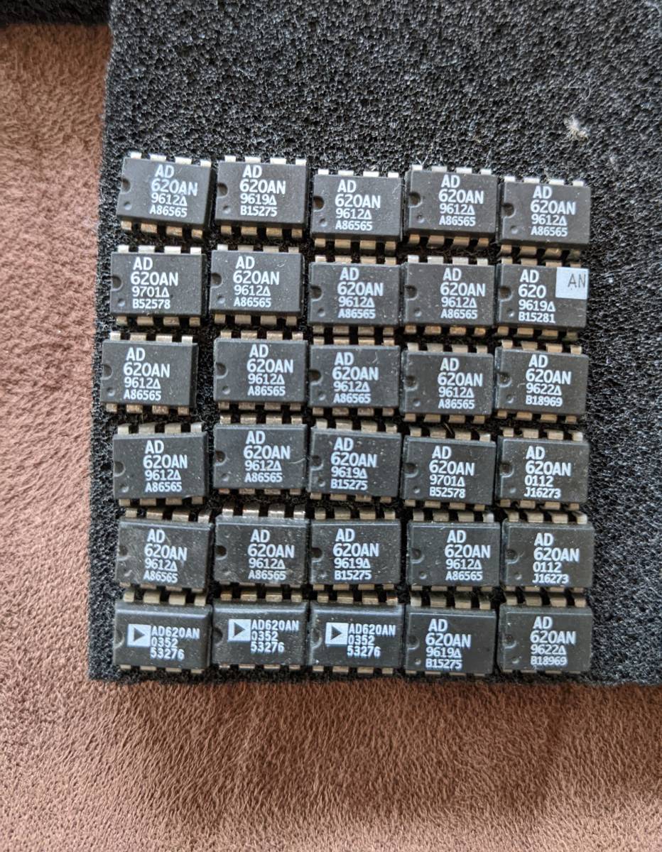 AD620AN IC x30 アナログデバイス(集積回路)｜売買されたオークション情報、yahooの商品情報をアーカイブ公開 - オークファン ...