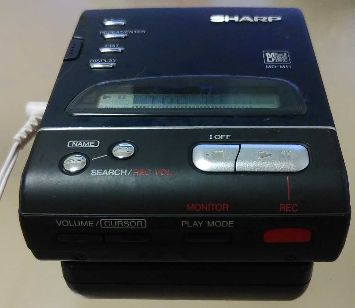ジャンク SHARP シャープ ポータブルMDレコーダー MD-M11(録音、再生)｜売買されたオークション情報、yahooの商品情報をアーカイブ公開 - オークファン（aucfan.com）