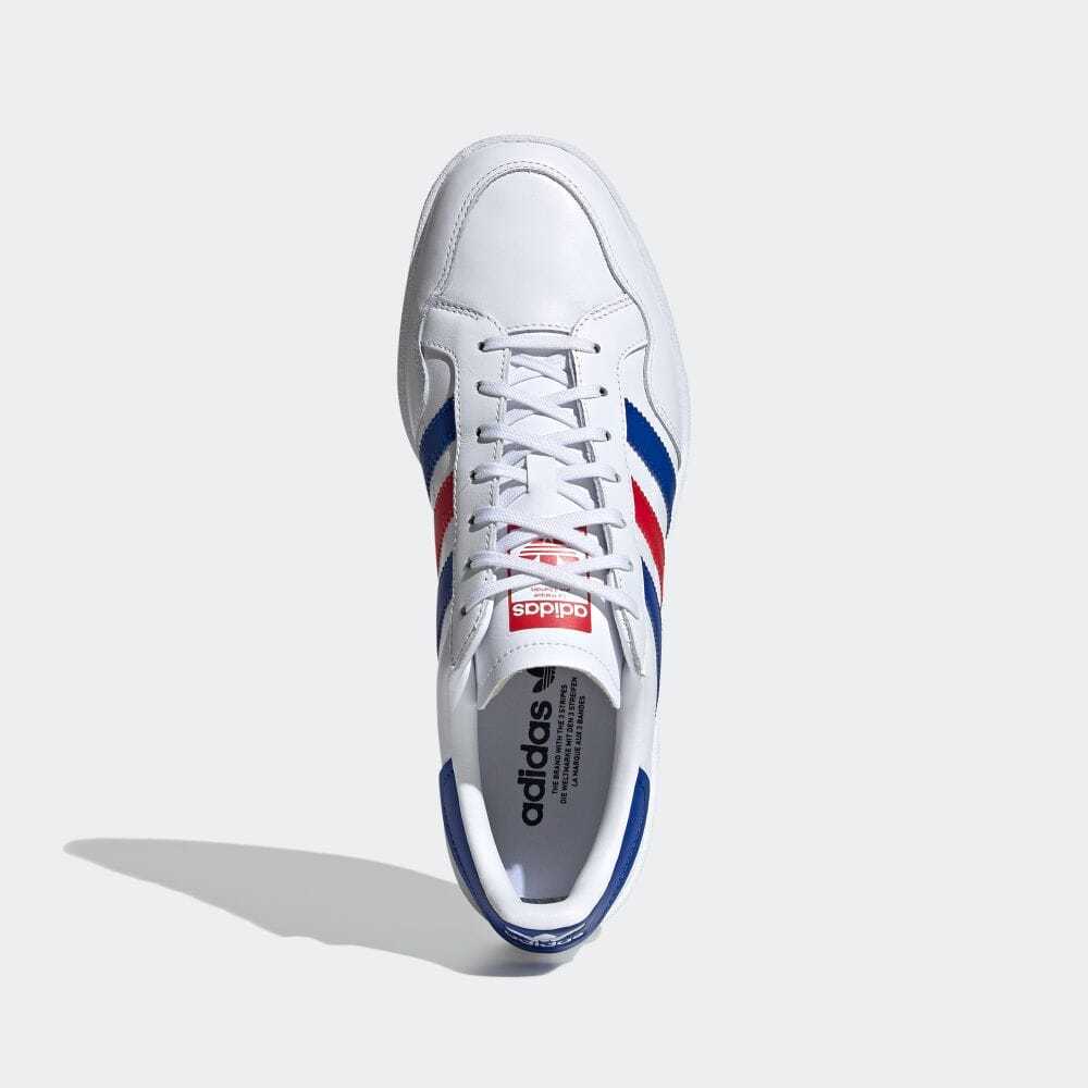 adidas オリジナルス TEAM COURT FW5068 フットウェアホワイト/チームロイヤルブルー/スカーレット 27 0CM(27 ...