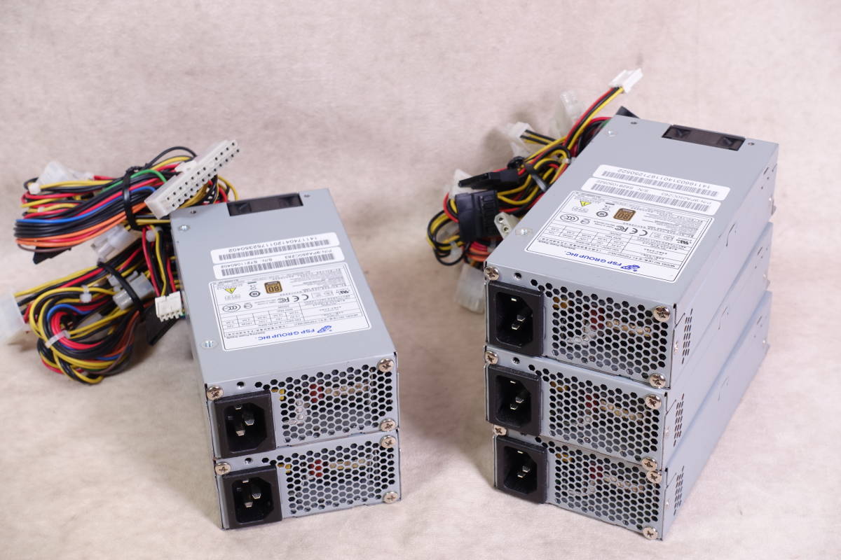 【動作良品 5台セット】 FSP 250W 電源ユニット FSP250-50LC スリム電源 80PLUS BLONZE パーツ