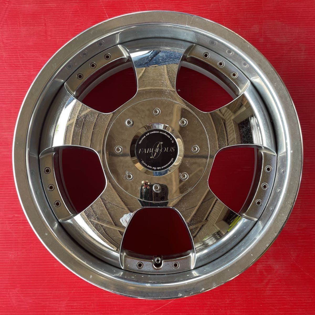 深リム 3ピース FABULOUS ファブレス PROFOUND プロファンド 15×5.5J+38 PCD100-110 4穴 ハブ径約 ...