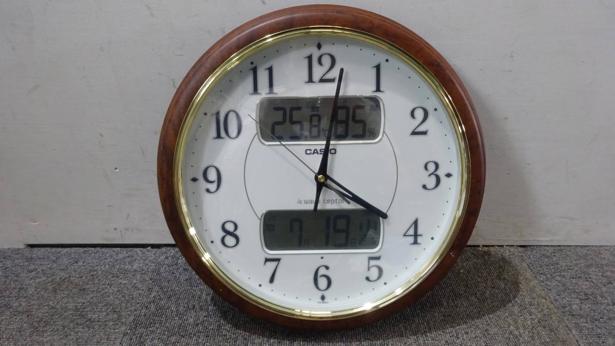 棚10.A156 CASIO ITM-800NJ ウェーブセプター/電波壁掛け時計/WAVE CEPTOR カシオ(デジタル)｜売買された ...