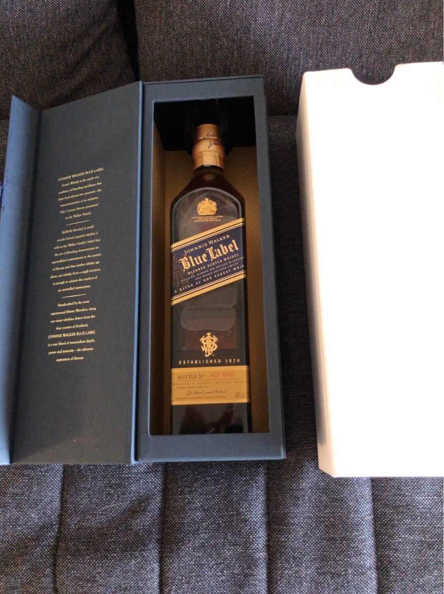 JOHNNIE WALKER BLUE LABEL ジョニー ウォーカー ブルー ラベル 750ml 40% スコッチ ウイスキー(スコッチ)｜売買されたオークション情報、yahooの商品情報 ...