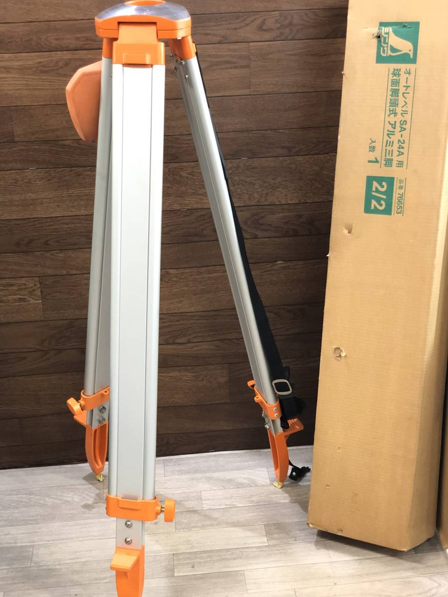 シンワ測定 オートレベル 用 球面脚頭式 アルミ三脚 Auto Level SA-24A 用 測量 角度計 水平器 三脚 SINWA W04-0802(測量、角度計)｜売買されたオークション ...