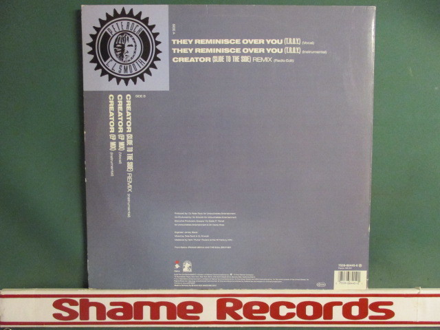 Pete Rock & C.L.Smooth ： They Reminisce Over You T.R.O.Y. 12'' c/w ...