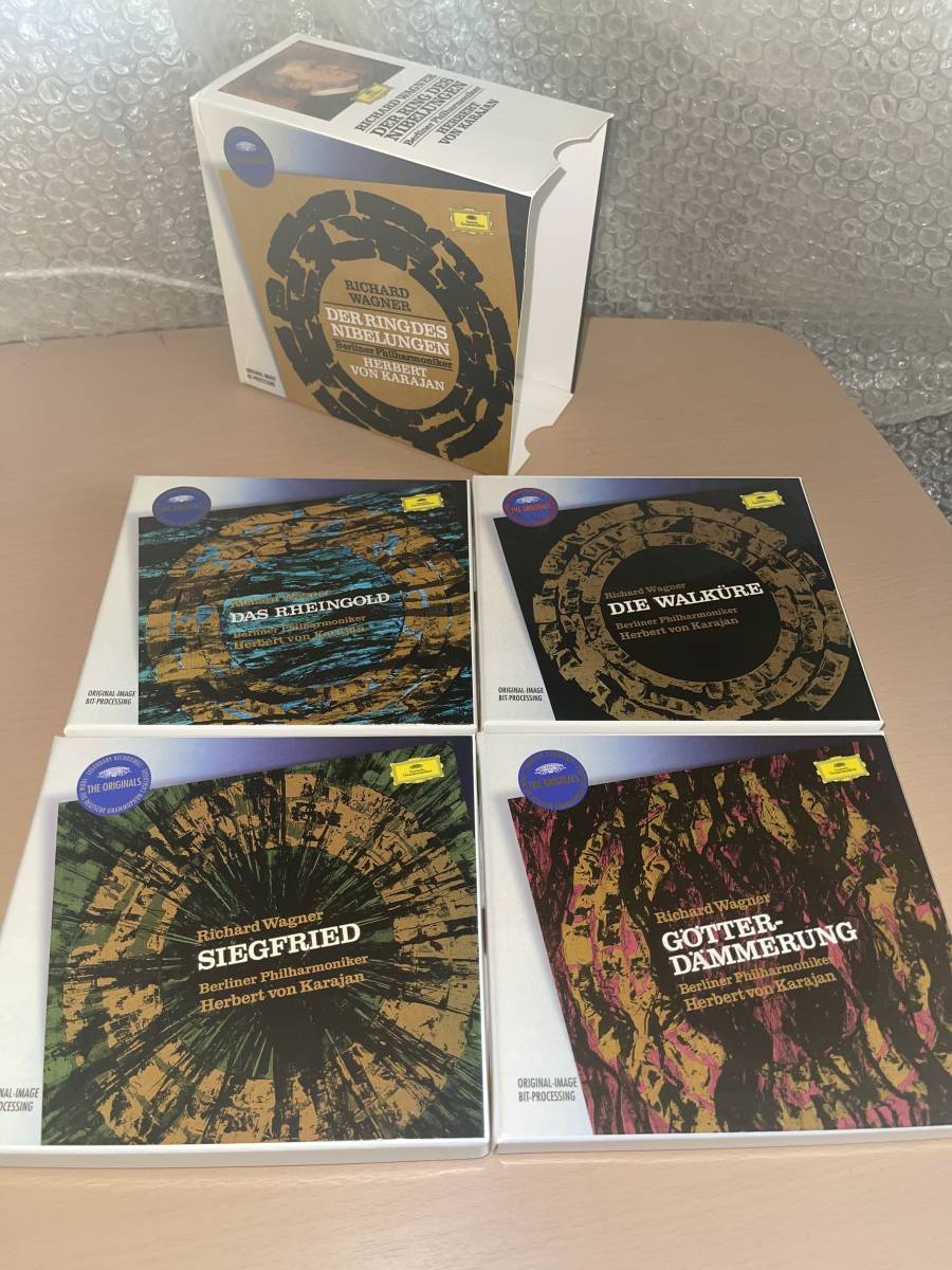 WAGNER @ 14 CD BOX @ カラヤン KARAJAN 指揮 BPO @ ワーグナー ニーベルングの指環 全曲 @ DER RING DES NIBELUNGEN OIBP リマ ...