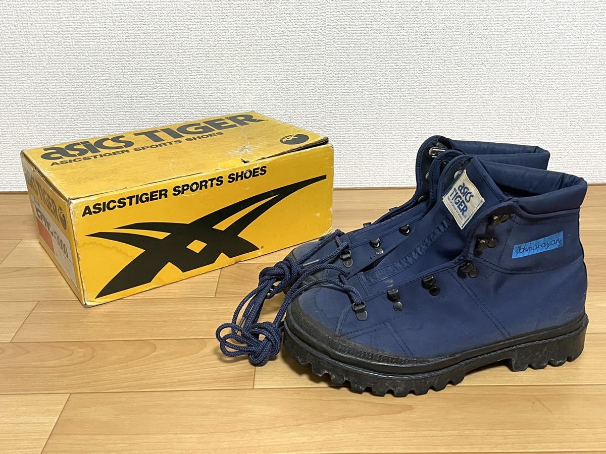 asics TIGER ヒマラヤン #3000 登山靴 25cm ネイビー アシックスタイガー トレッキングシューズ ak81(25.0cm ...
