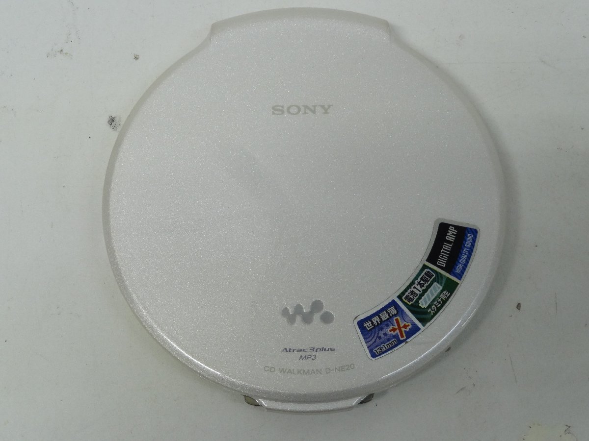 ユ /Zこ5589 ソニー SONY CD ウォークマン CD WALKMAN D-NE20 MP3 2005年製 ジャンク 動作未確認(CD ...